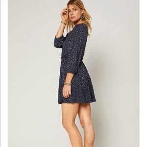 Current Air | Dresses | Nwt Current Air Star Print Navy Dress S | Poshmark